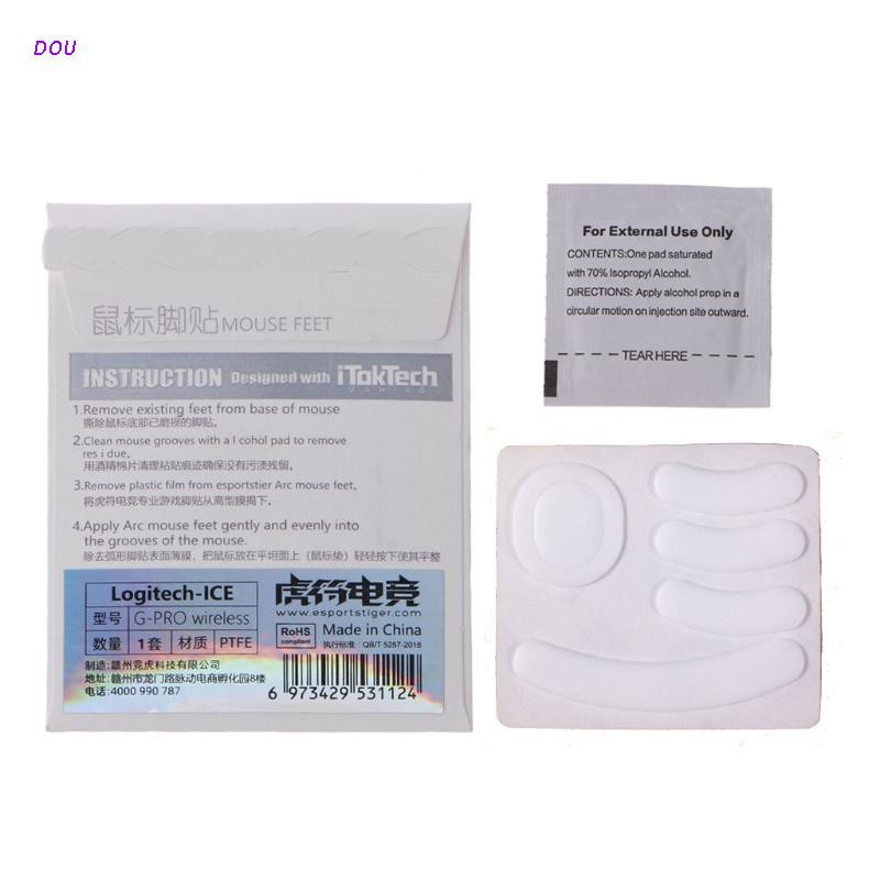 Dou เมาส์เล่นเกมส์ Esports Tiger Ice Version 1 แพ็คสําหรับ Logitech G ...