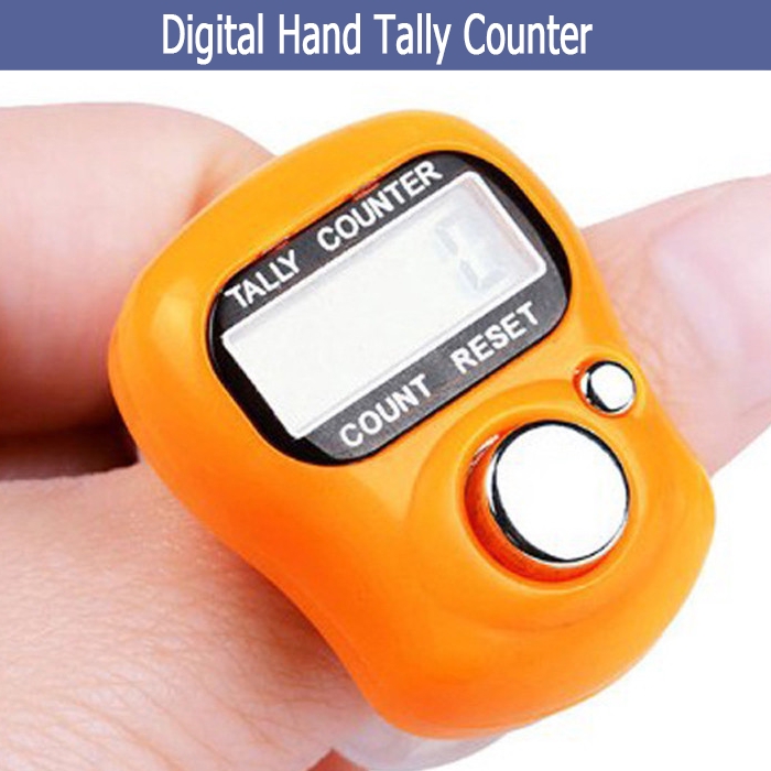 Digit Digital LCD Electronic Finger Hand Ring Tally Counter | Shopee ...