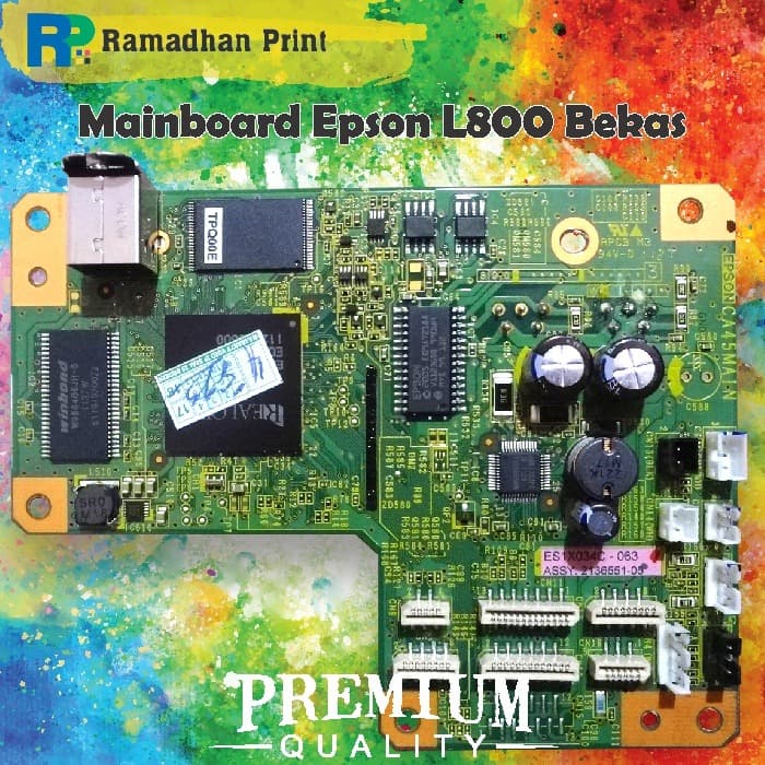 Epson L800 Printer เมนบอร์ด L800 เมนบอร์ด Ori Pulled / มือสอง | Shopee ...