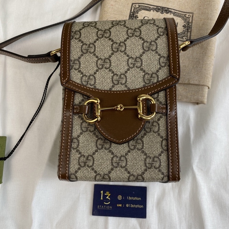 ใหม่ Gucci Horsebit Phone Bag แท้💯🚗พร้อมส่ง | Shopee Thailand