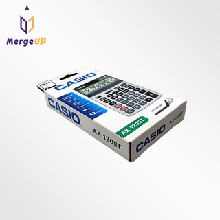 เครื่องคิดเลข Casio คาสิโอ No.AX-120ST ปรับระดับจอภาพได้ ใช้พลังงาน 2 ...