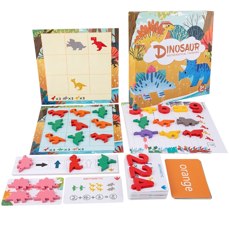 * ออกบิลได้ (แจ้งทางแชท) ของเล่นฝึกคณิตศาสตร์ Dino Math Thinking 5 in 1 ...