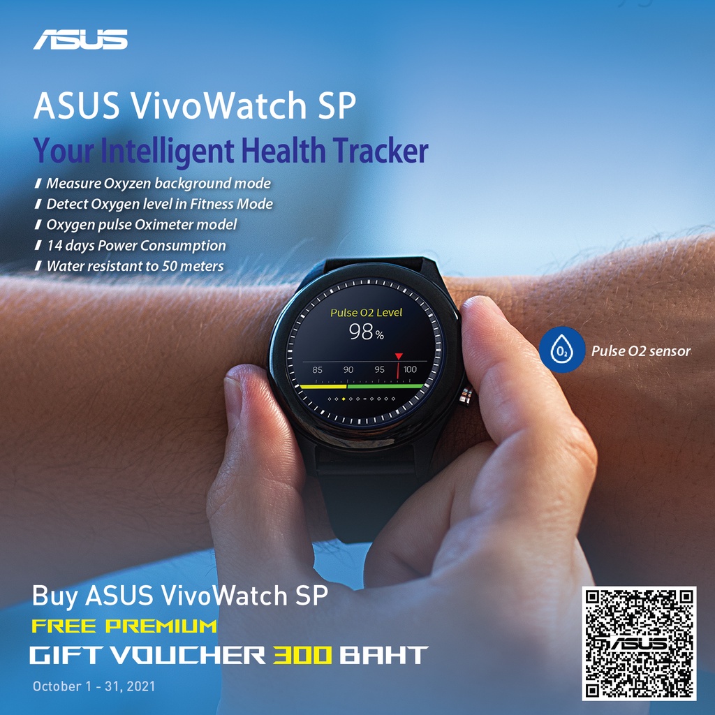 ASUS VivoWatch SP (HC-A05) Intelligent wearable health tracker ว้ด ...
