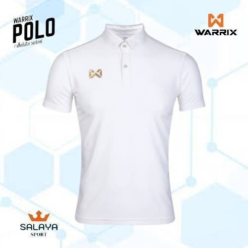 WARRIX เสื้อโปโลวอริกซ์ คลาสสิค เสื้อลำลอง Polo เนื้อผ้าผสม Spandex เฟล็กญี่ปุ่น 3D WARRIX (WA ...