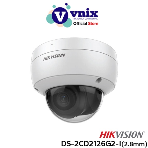 Hikvision กล้องวงจรปิด DS-2CD2126G2-I (2.8mm) กล้อง 2MP AcuSense Fixed Dome Network Camera ...