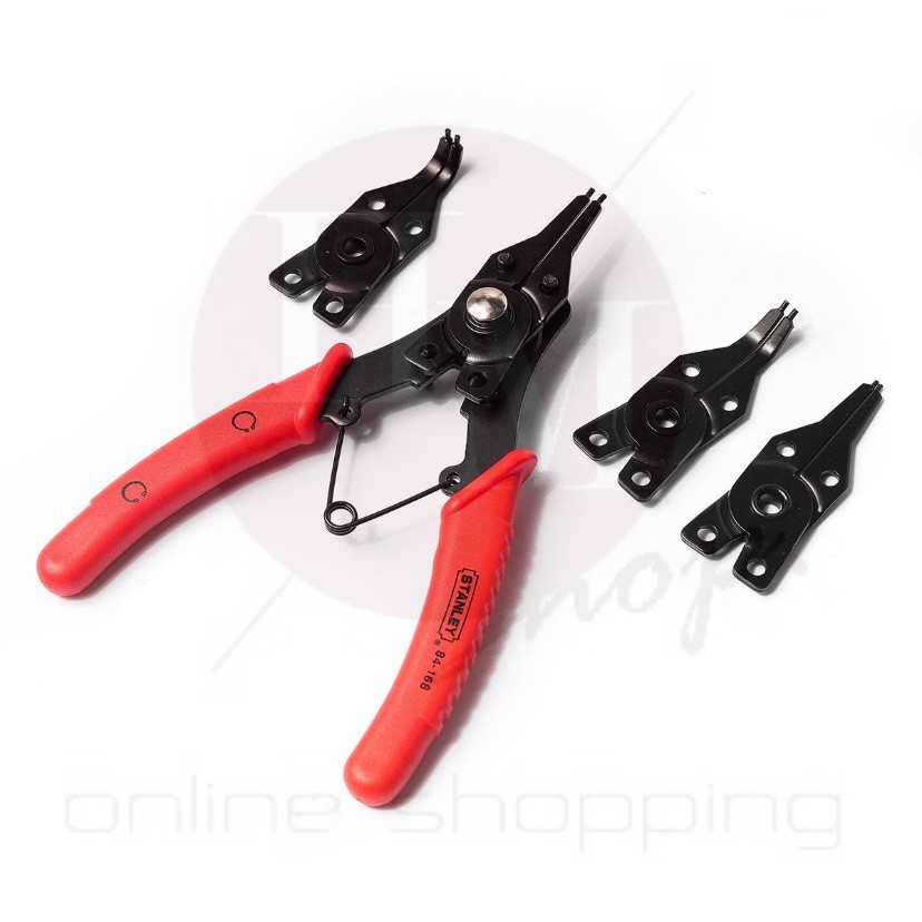 STANLEY 84-168 คีมหนีบ คีมถ่างแหวน รุ่นเปลี่ยนหัวได้ ขนาด 6 นิ้ว ...