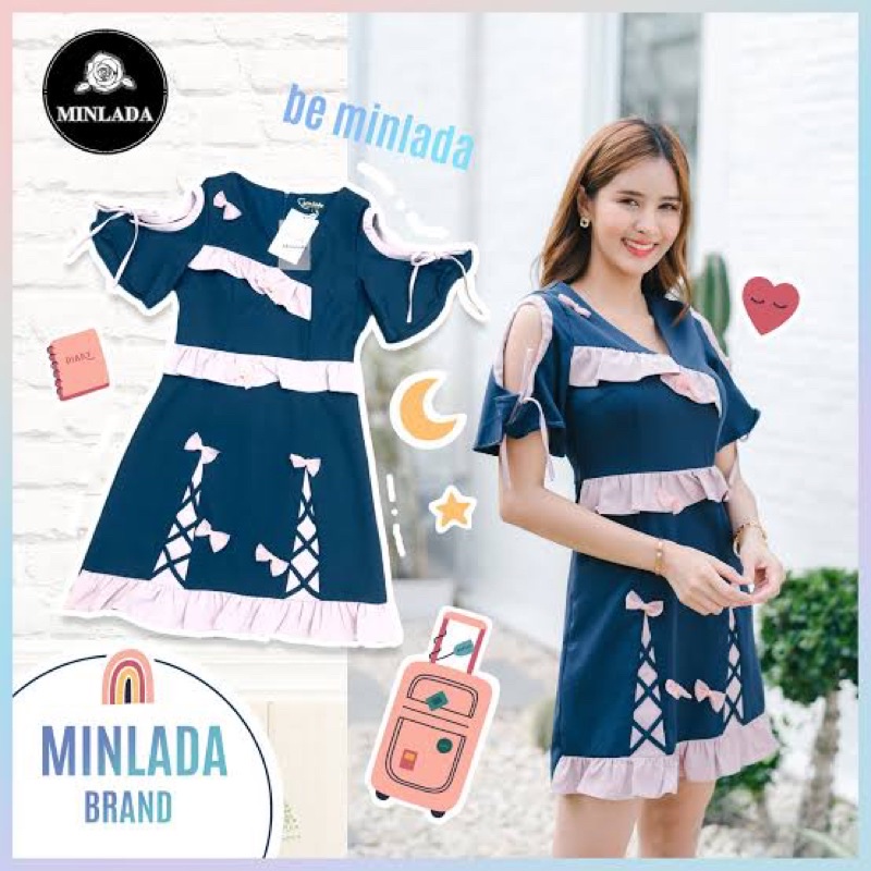 ชุดเดรส ป้ายห้อย MINLADA | Shopee Thailand