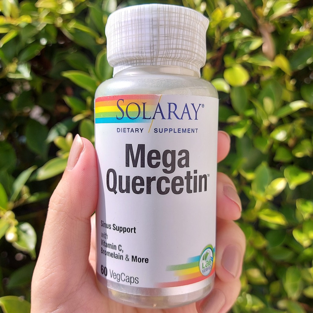 เควอซิทิน Mega Quercetin 60 VegCaps (Solaray®) | Shopee Thailand