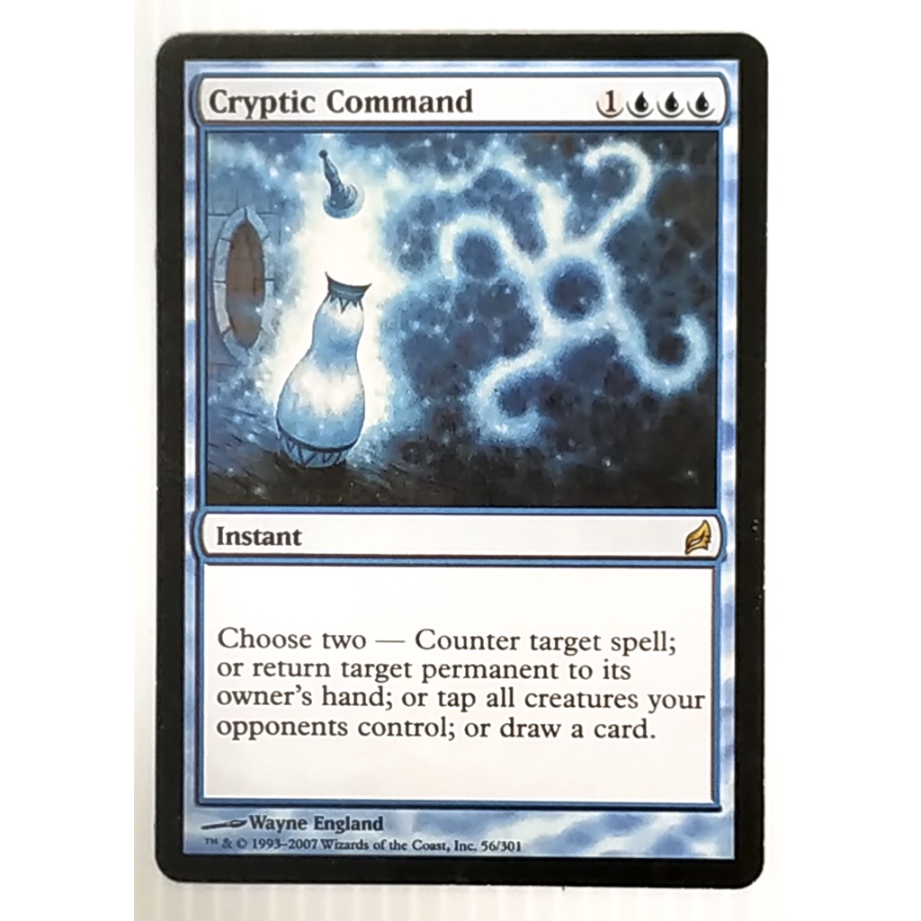 MTG Card Black Core - Legacy Set - Instant - Cryptic Command 56/301 ...
