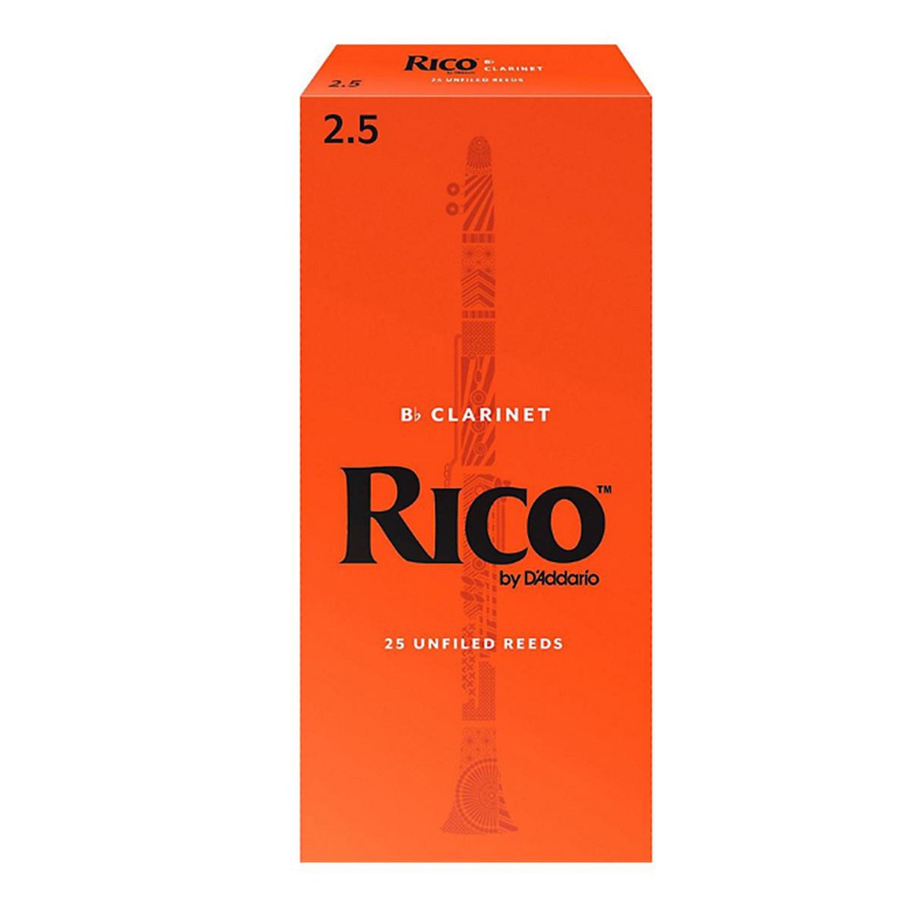 ลิ้นคลาริเนท Rico Clarinet Reeds Orange Case (อัน) แยกชิ้น | Shopee ...