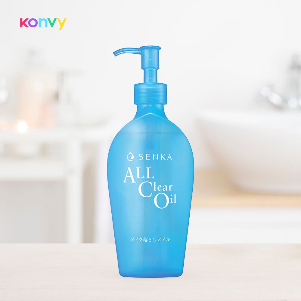 Senka All Clear Oil 230ml เซนกะ ออยล์ทำความสะอาดเครื่องสำอาง. | Shopee ...