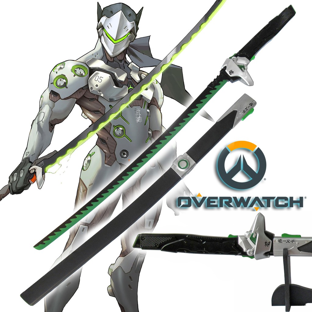 JAPAN Overwatch GENJI Cyborg Ninja Yakuza ดาบซามูไร คาตานะ ดาบนินจา ดาบ ...
