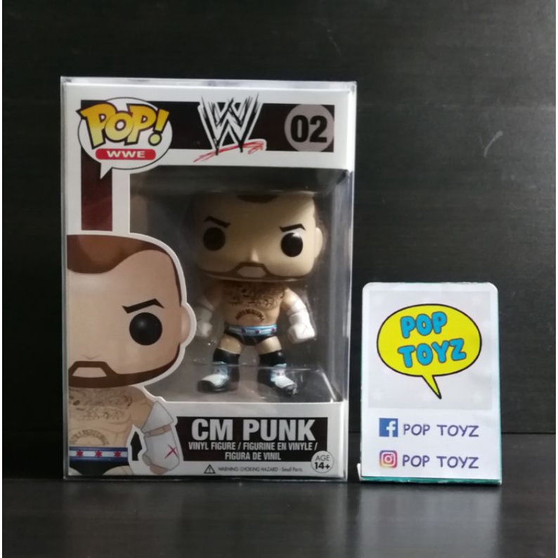FUNKO POP WWE CM PUNK 02 ของแท้งานเก่ารุ่นแรกสุด เลิกผลิต หายากมาก ...