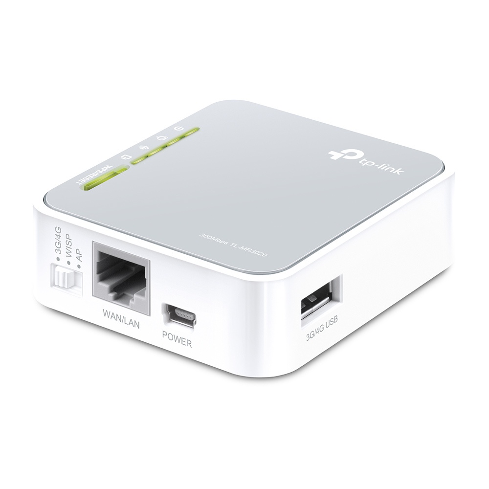 TP-Link TL-MR3020 (Portable 3G/4G Wireless N Router) 3G/4G Router, AP ...