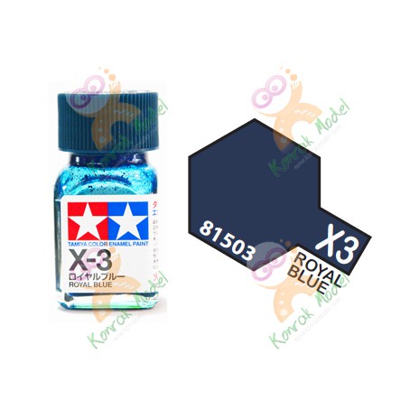 สีสูตรน้ำมัน Tamiya Enamel X3 Royal Blue 10ml | Shopee Thailand