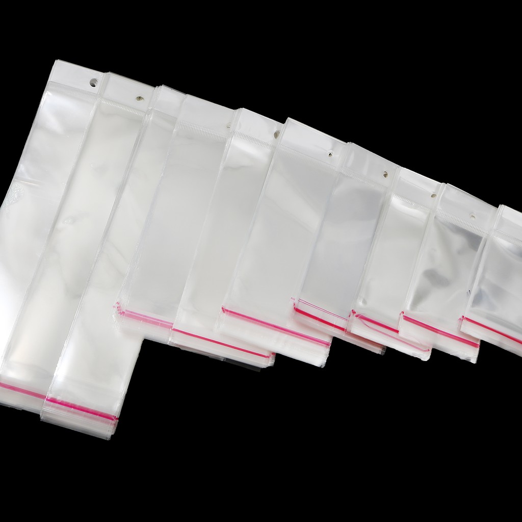 OPP Packing Bags 100Pcs/lot Transparent Self Adhesive Seal Plastic ...