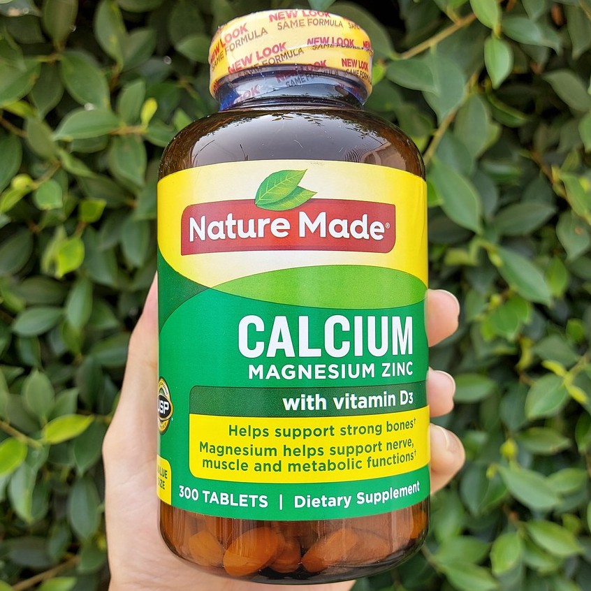 แคลเซียม แมกนีเซียม ซิงค์ วิตามินดี3 Calcium Magnesium Zinc +D3, USP ...