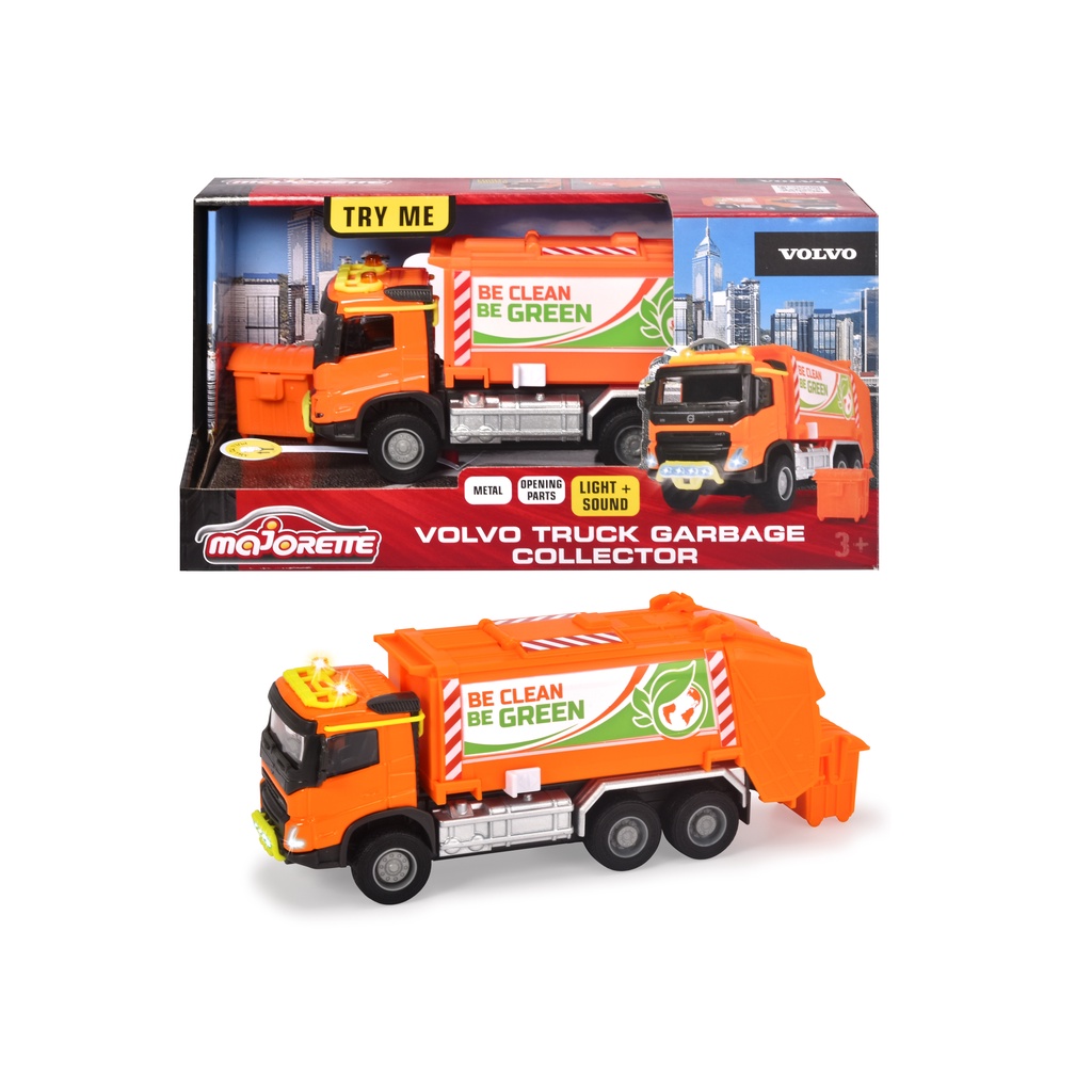 โมเดลรถเหล็ก มาจอเร็ตต์ Majorette Volvo FMX Garbage truck | Shopee Thailand