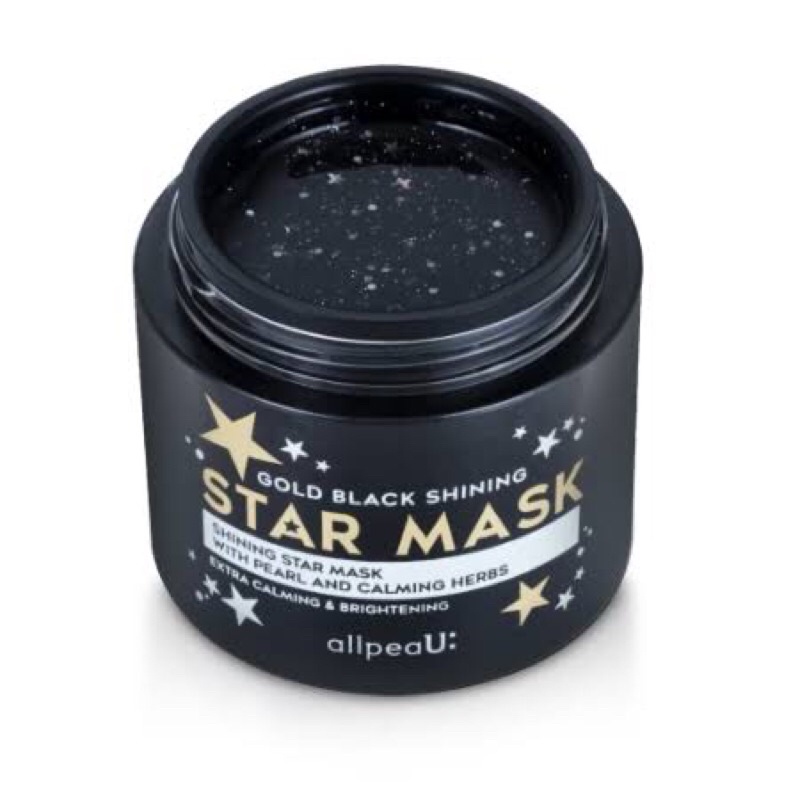 allpeau gold black shining star mask 70g มาส์กหน้าแบบลอกออก | mr.rizzsa ...
