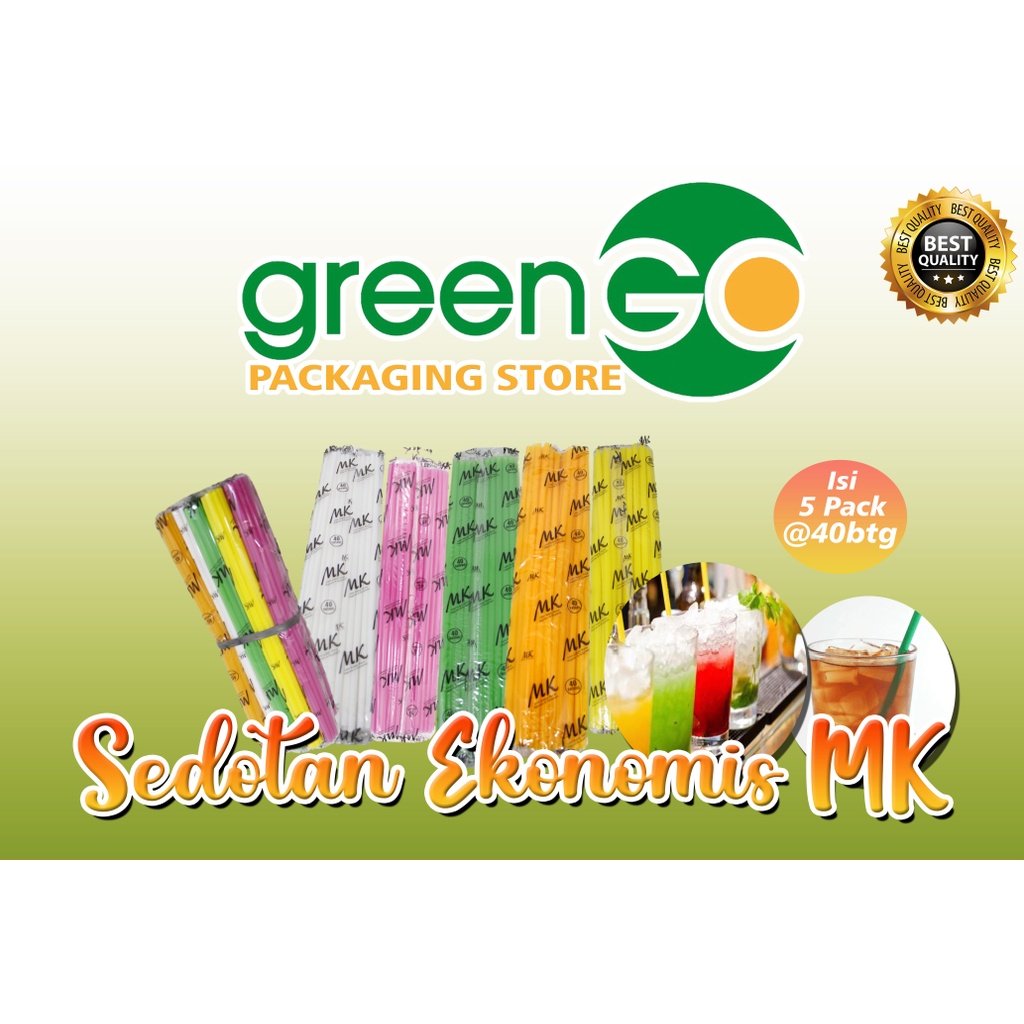 MK ECONOMIC STRAW สวนผักพลาสติกสีสันสดใส 200 ชิ้น | Shopee Thailand