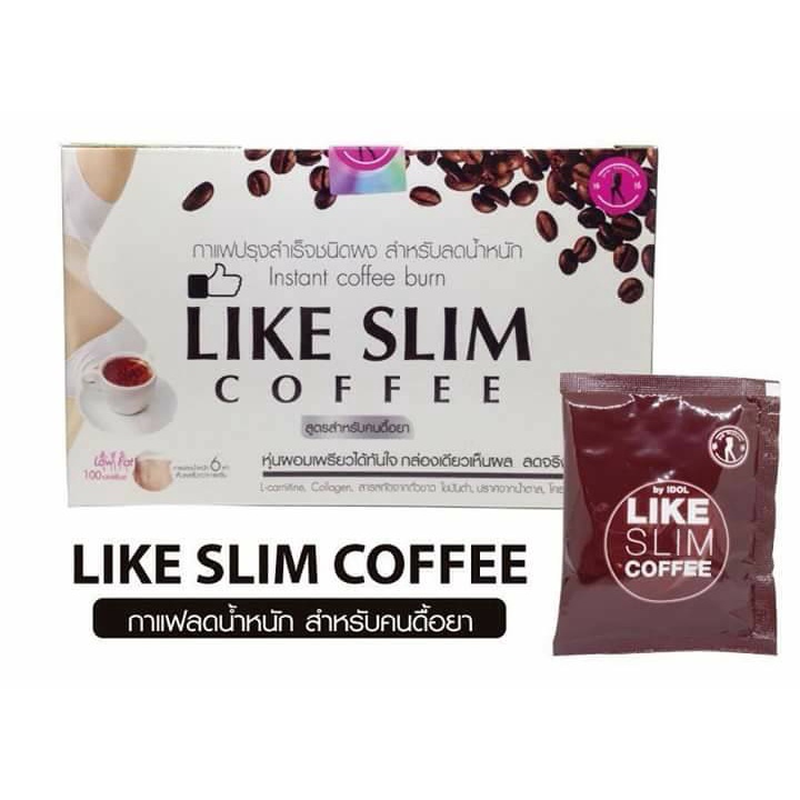 Like Slim Coffee ไลท์ สลิม คอฟฟี่ Like slim coffee สำหรับคนดื้อยา บรรจุ ...