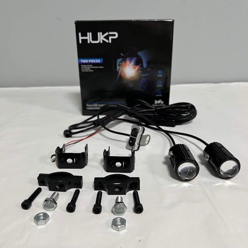 HUKP ไฟ เลี้ยว 2 ดวง แสงขาว/เหลือง 20w+20w( พร้อม รีเลย์ หัว กระสุน ...