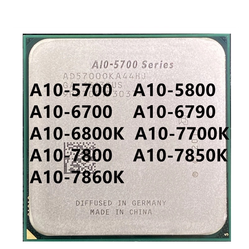 ซ็อกเก็ตหน่วยประมวลผล CPU A10-5700 A10-5800K A10-6700 A10-6790 A10-6800K A10-7700K A10-7800 A10 ...