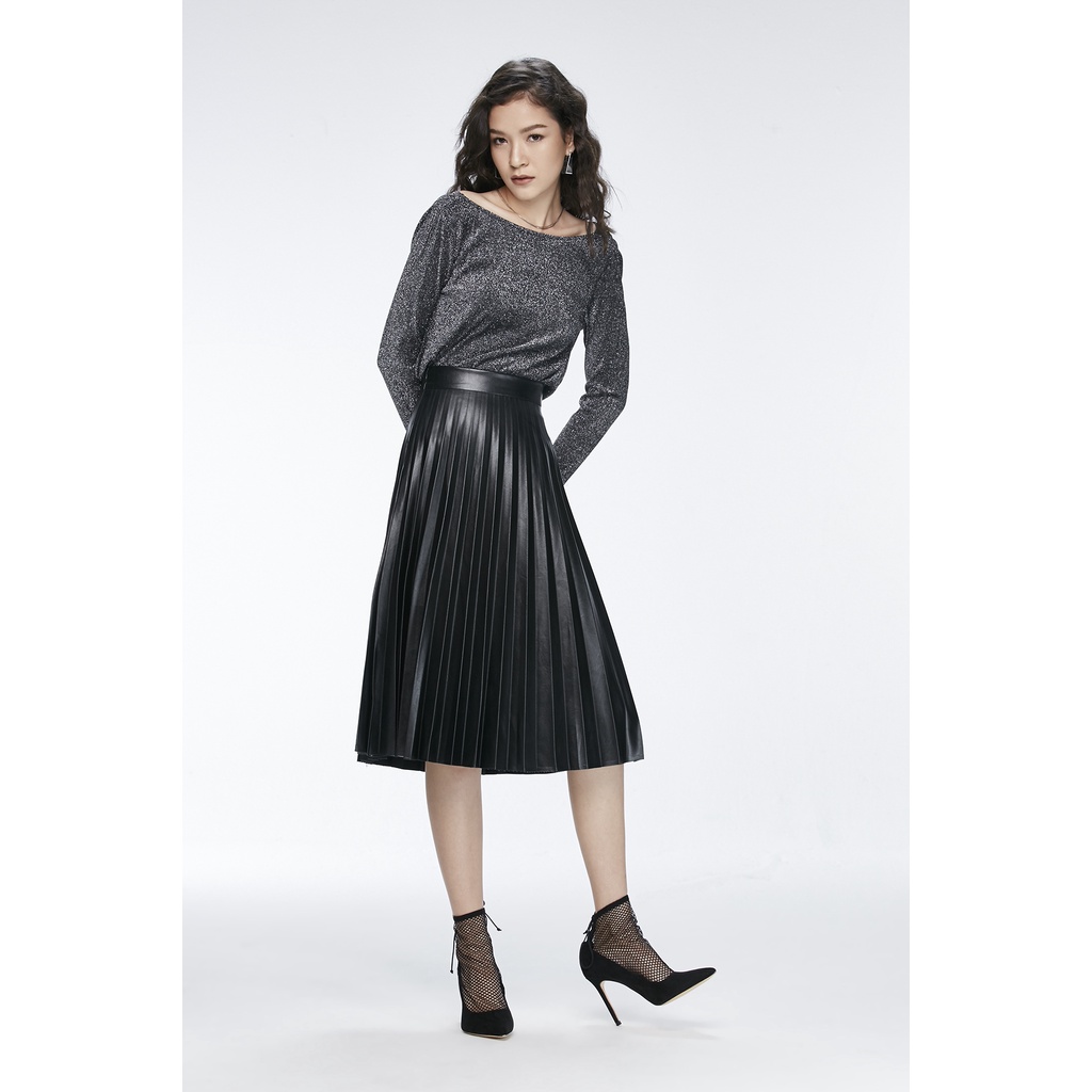 Hamburger Studio Evicka Blouse เสื้อแขนยาวคอกว้าง K0929 | Shopee Thailand