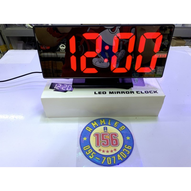 นาฬิกาใช้ในรถได้ นาฬิกาใช้ในบ้านได้ ตั้งโต๊ะได้ เสียบ USB 5v ตั้งปลุกได้ วันอุณหภูมิได้ รุ่น DS ...