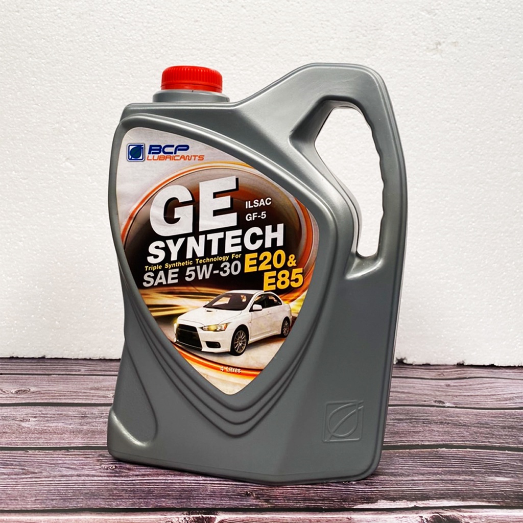 GE SYNTECH E20&E85 น้ำมันหล่อลื่นเครื่องยนต์เบนซิน ผลิต 11/05/2017 | Shopee Thailand
