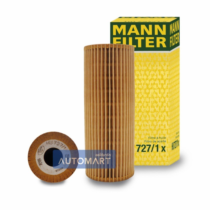 MANN ไส้กรองน้ำมันเครื่อง MERCEDESBENZ W124,W202,W210/E240 HU727/1X (1 ...