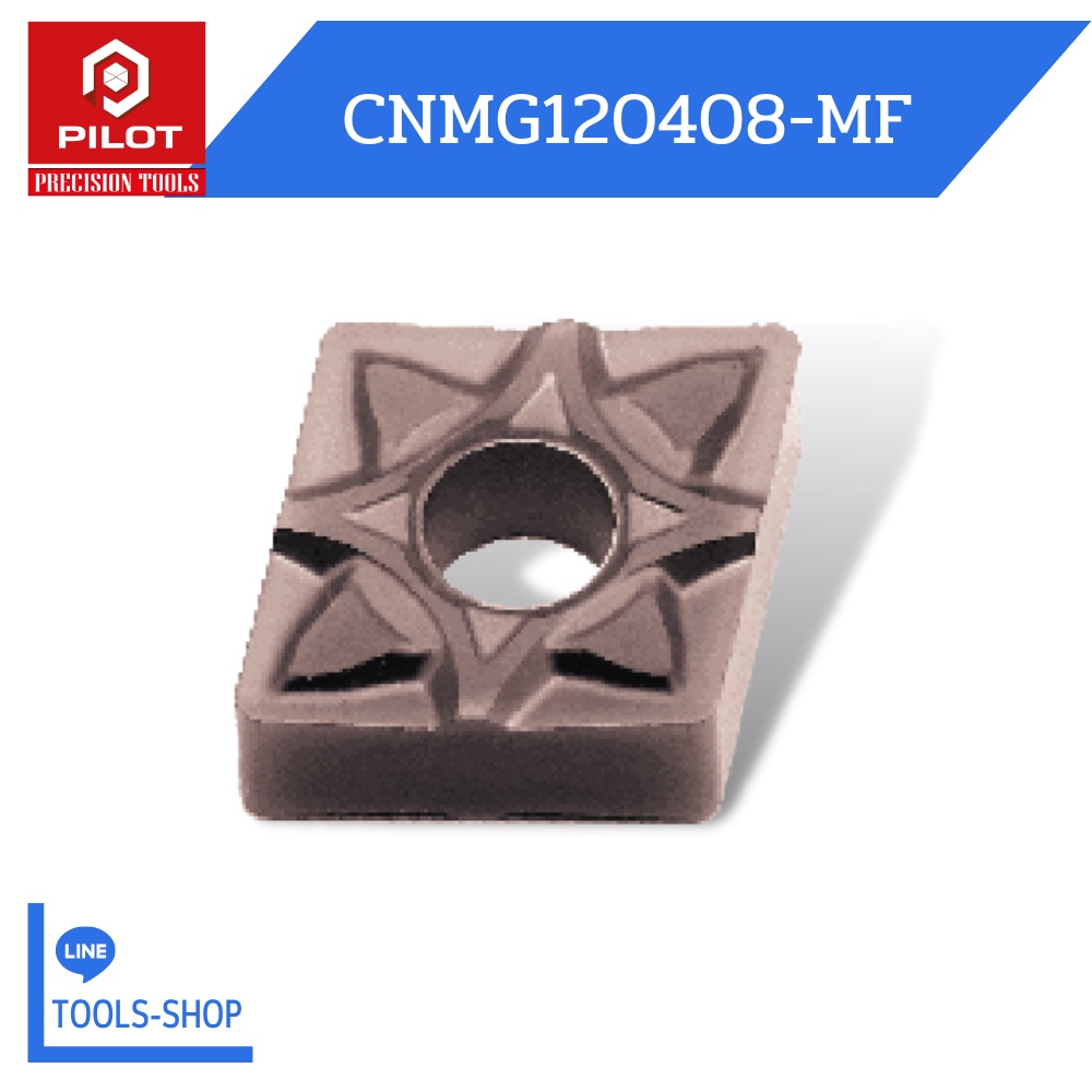PILOT INSERT CNMG 120404 CNMG 120408 CNMG 120412 CNMG1204 MF TM SF HA มีดกลึง ไพล็อท มิตซูบิชิ ...