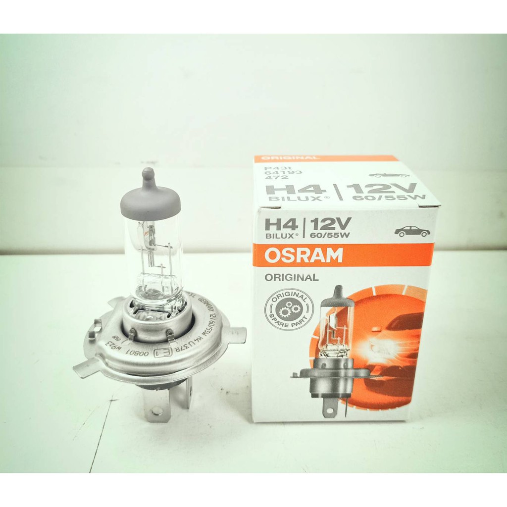 หลอดไฟหน้า H4 12V (60/55W) OSRAM (61493) | Shopee Thailand