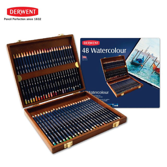 DERWENT สีไม้ระบายน้ำชุด Derwent 48 สี -W (Collection Watercolour 48 ...