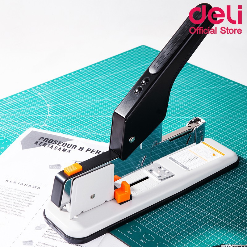 Deli 0399 Heavy Duty Stapler เครื่องเย็บกระดาษ 210 หน้า (คละสี 1 ...