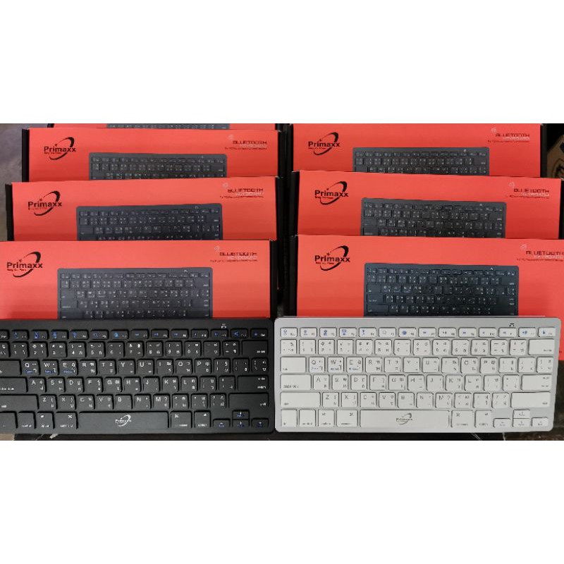 Primaxx Bluetooth Keyboard Ws-Ck202w คีย์บอร์ด Pc/Mac/Android บูลทูธ 3. ...