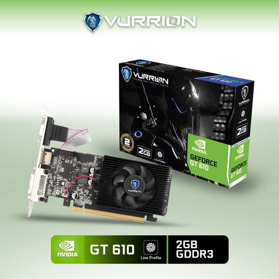 เกม VGA VURRION GT 610 2GB DDR3 64Bit VGA Ori | Shopee Thailand