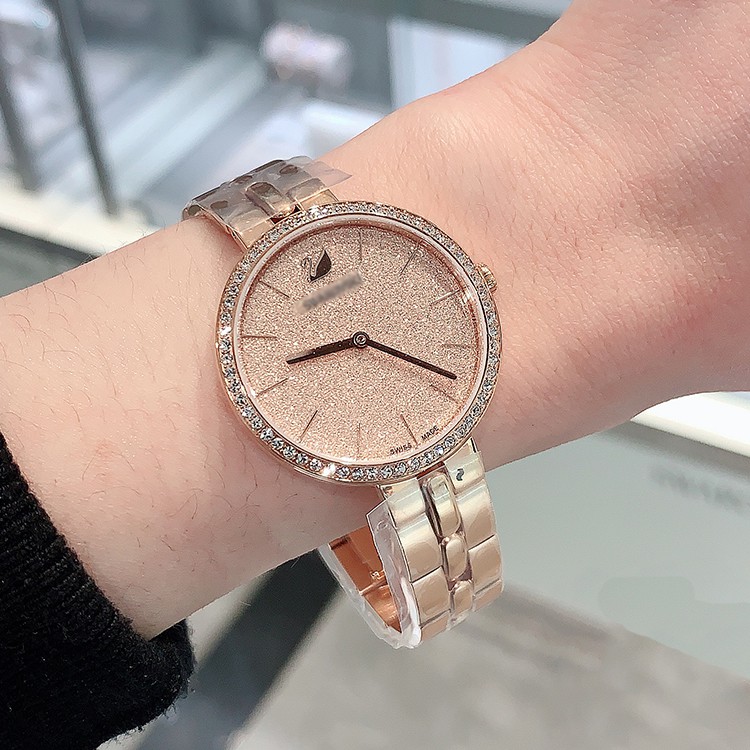 นาฬิกา Swarovski Austrian crystal 2020 นาฬิกาลมหายใจของทารกใหม่ นาฬิกา ...