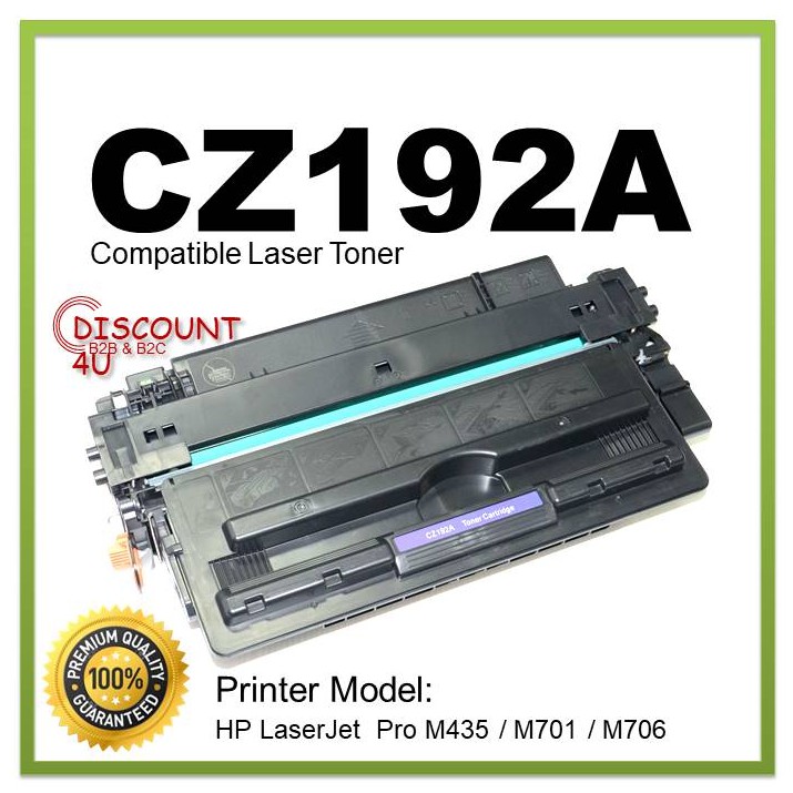 Discount4U ตลับหมึกเลเซอร์ Toner HP Z192/192/CZ192A/93A/92A For Printer ...