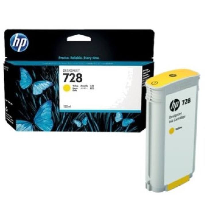HP 728 130-ml Yellow DesignJet Ink Cartridge (F9J65A) | Shopee Thailand