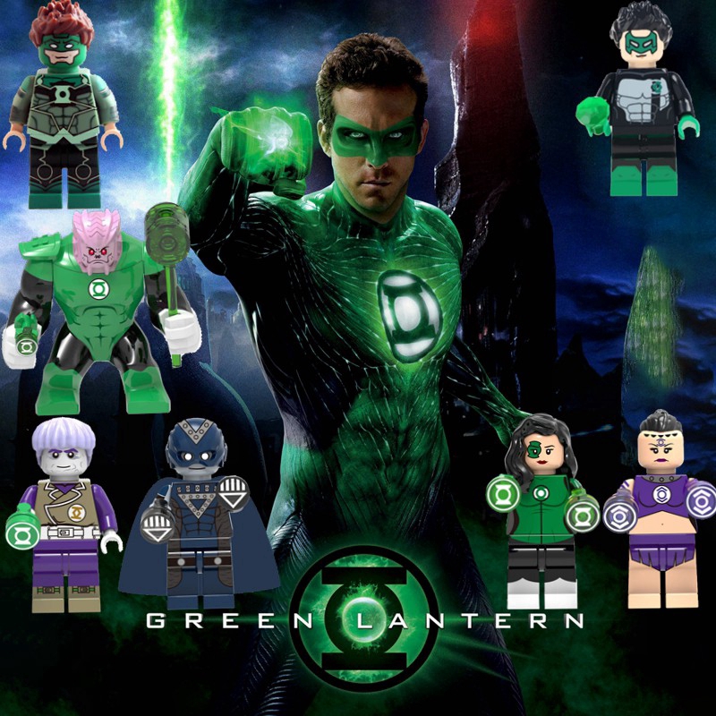 เข้ากันได้กับ Leging Minifigures ของเล่น DC Green Lantern Parallax ...