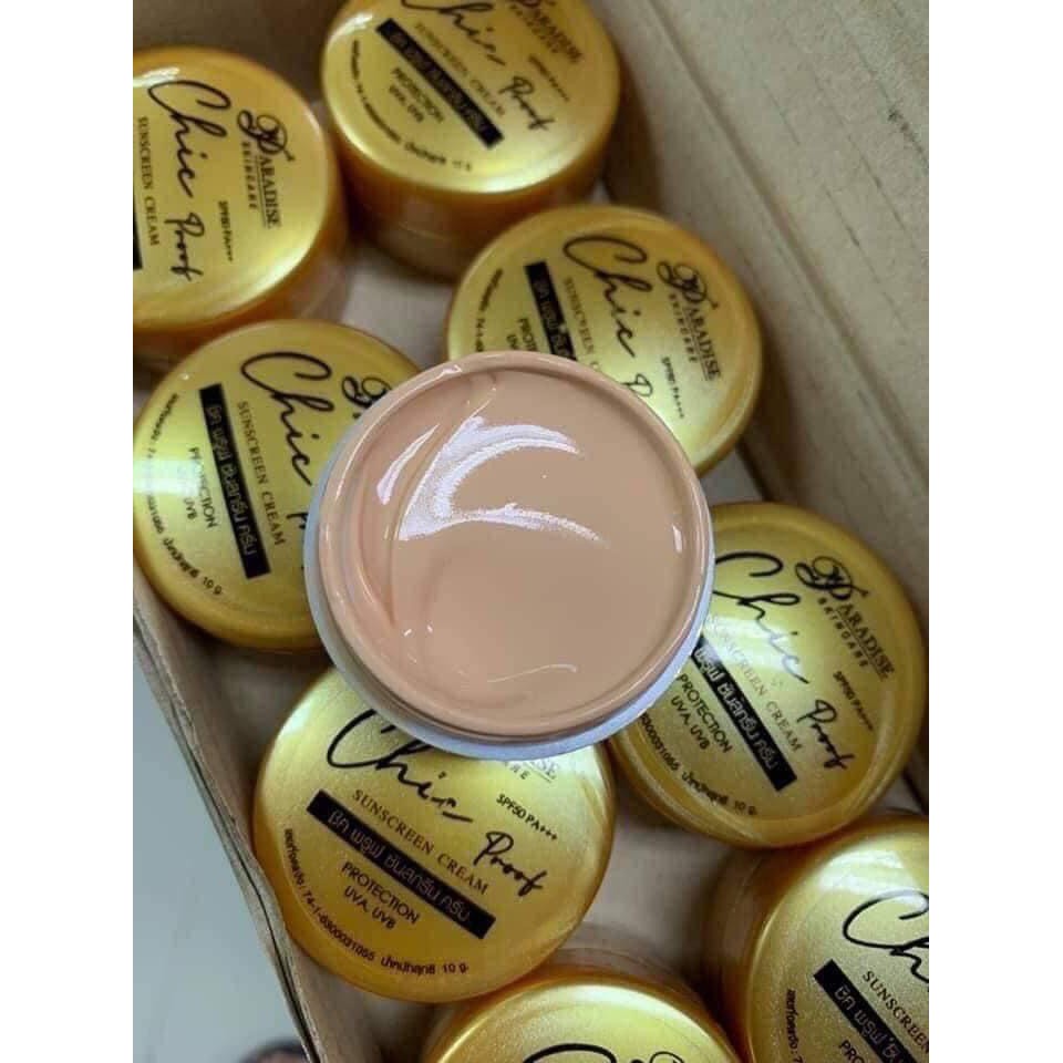 กันแดดCHIC PROOF SUNSCREEN 🔆SPF 50 PA+++ กันน้ำกันเหงื่อ 1 กระปุก ...