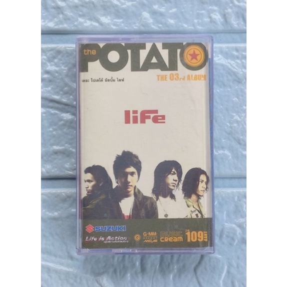 เทปเพลง POTATO (โปเตโต้) : Life [ที่เดิม, รักแท้ ดูแลไม่ได้, ปากดี ...
