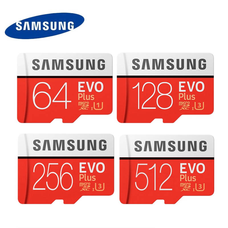 SAMSUNG EVO Plus Memory Card Class10 100MB 32GB 64GB 128GB 256GB 512GB ...