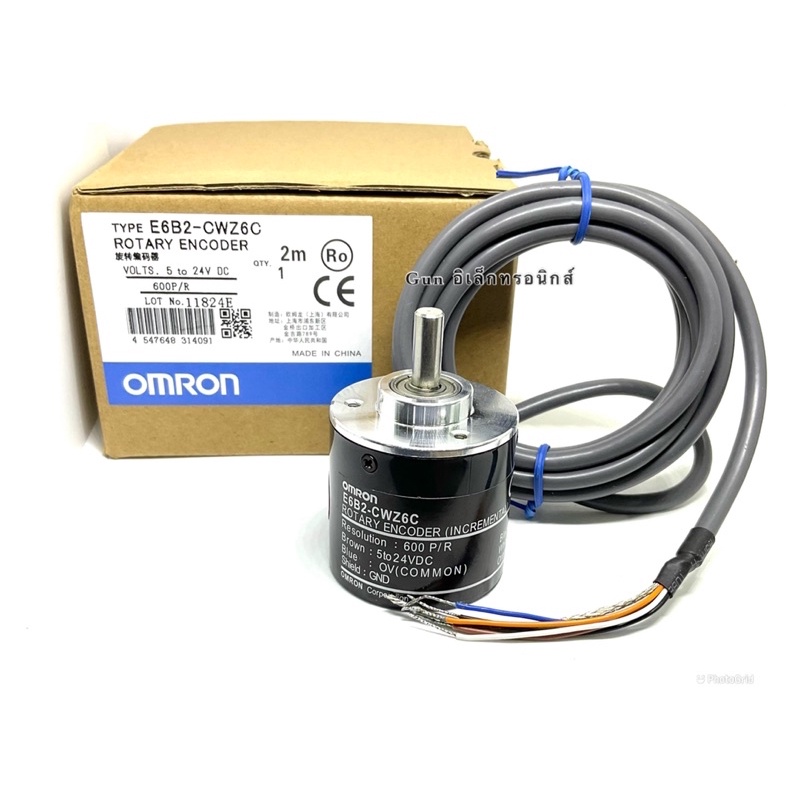 E6B2-CWZ6C 600P/R Rotary Encoder VOLTS 5 to 24VDC มาพร้อมกล่อง ของใหม่ ... E6B2-CWZ6C 600P/R Rotary Encoder VOLTS 5 to 24VDC มาพร้อมกล่อง ของใหม่ ...