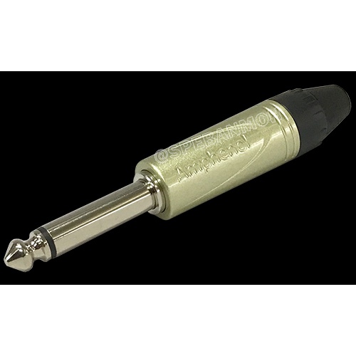 QM2P ปลั๊กไมค์ โมโน Amphenol Mono Phone Plug 1/4'' 6.35mm | Shopee Thailand
