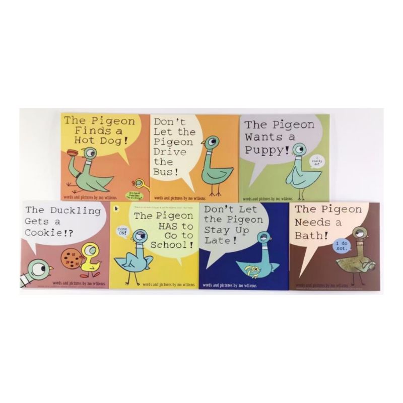 The Pigeon Series Picture Books by Mo Williems 7 books Set | Shopee ...