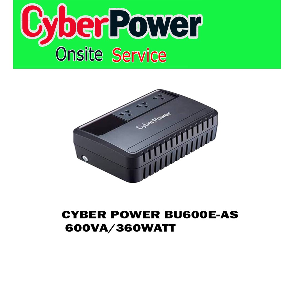 Cyber Power BU600E-AS 600VA/360WATT | Shopee Thailand
