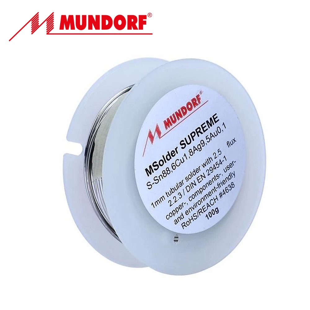 ของแท้ Mundorf supreme 9.5% silver gold solder แบบยกม้วนขนาด 100 กรัม ...