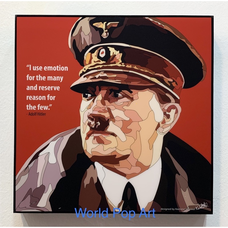 กรอบรูป#Adolf Hitler#รูปภาพติดผนัง#กรอบรูปวิทยาศาสตร์พร้อมแขวนเคลือบเงา ...